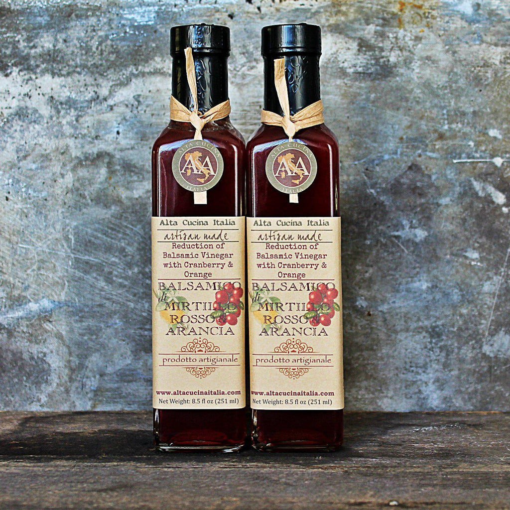 CRANBERRY-ORANGE BALSAMIC VINEGAR REDUCTION